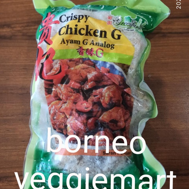 Jual Crispy Chicken G vegetarian | kui Fei | pek cam ke | ayam analog | Greenfarm Crispy Chicken ...