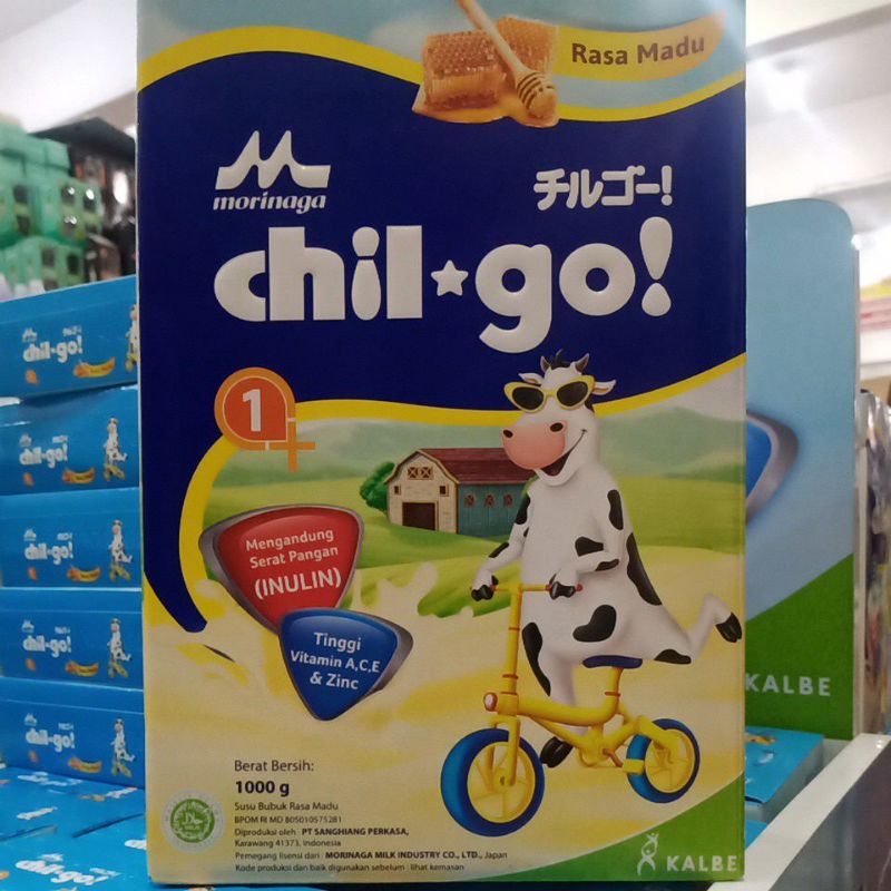 Jual Susu pertumbuhan susu morinaga chilgo powder 1+/3+ madu 1kg/1000gr ...