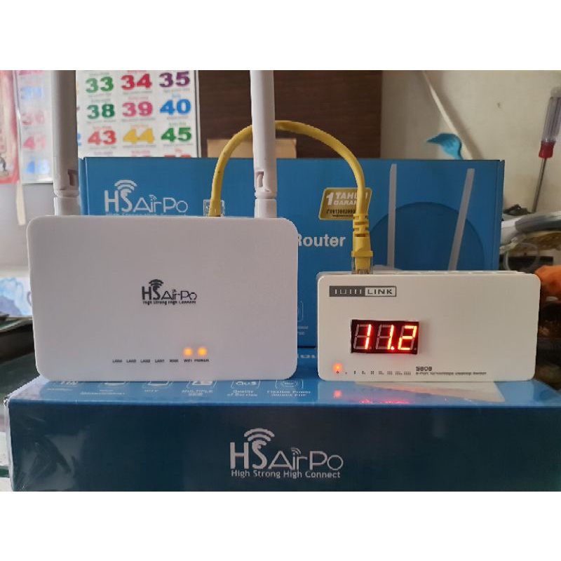 Jual HSAirPo WR300N Wireless N Router 300Mbps modif POE | Shopee Indonesia