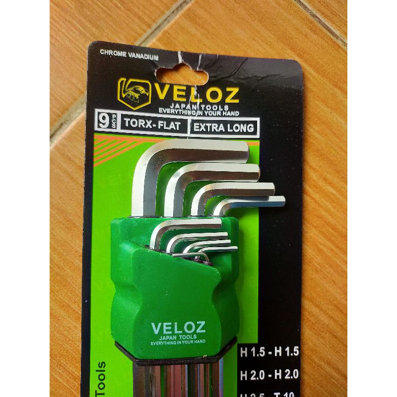 Jual Kunci L Set Kombinasi Kunci L Bintang Combination Hex Key Kunci L ...