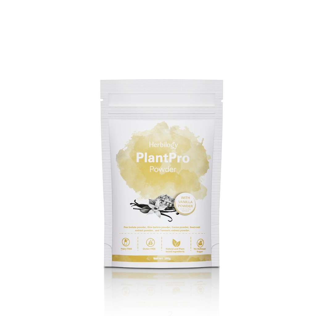 Jual Herbilogy PlantPro Powder - Vanilla 280gr (Plant Protein) | Shopee ...