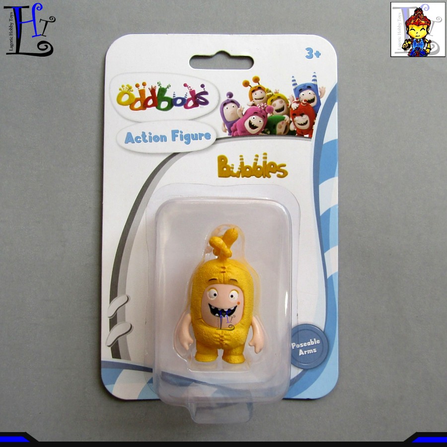 Jual OddBods Figure Single Bubbles One Animation Ori Mainan Figure ...