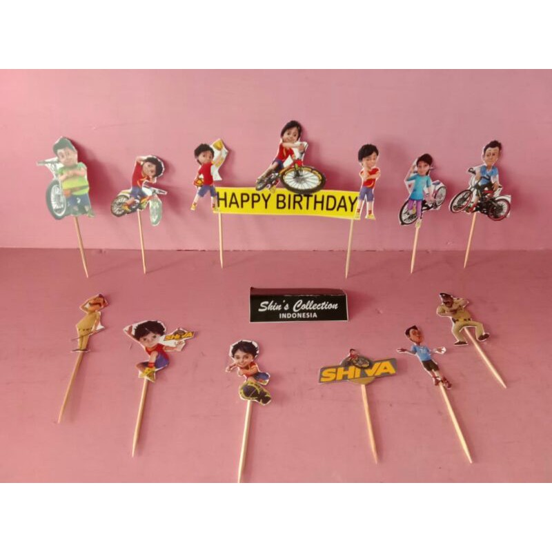 Jual Cake Topper Shiva 1 set isi 11 pcs | Shopee Indonesia