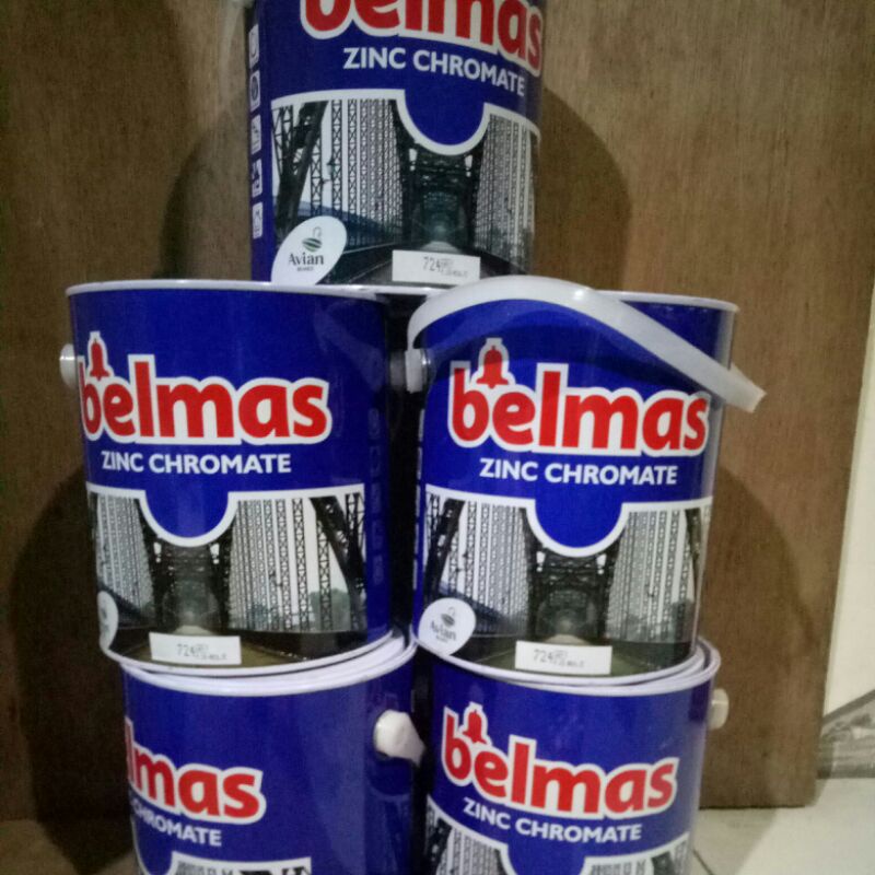 Jual cat anti karat belmas zinc chromate avian 5kg Indonesia|Shopee ...