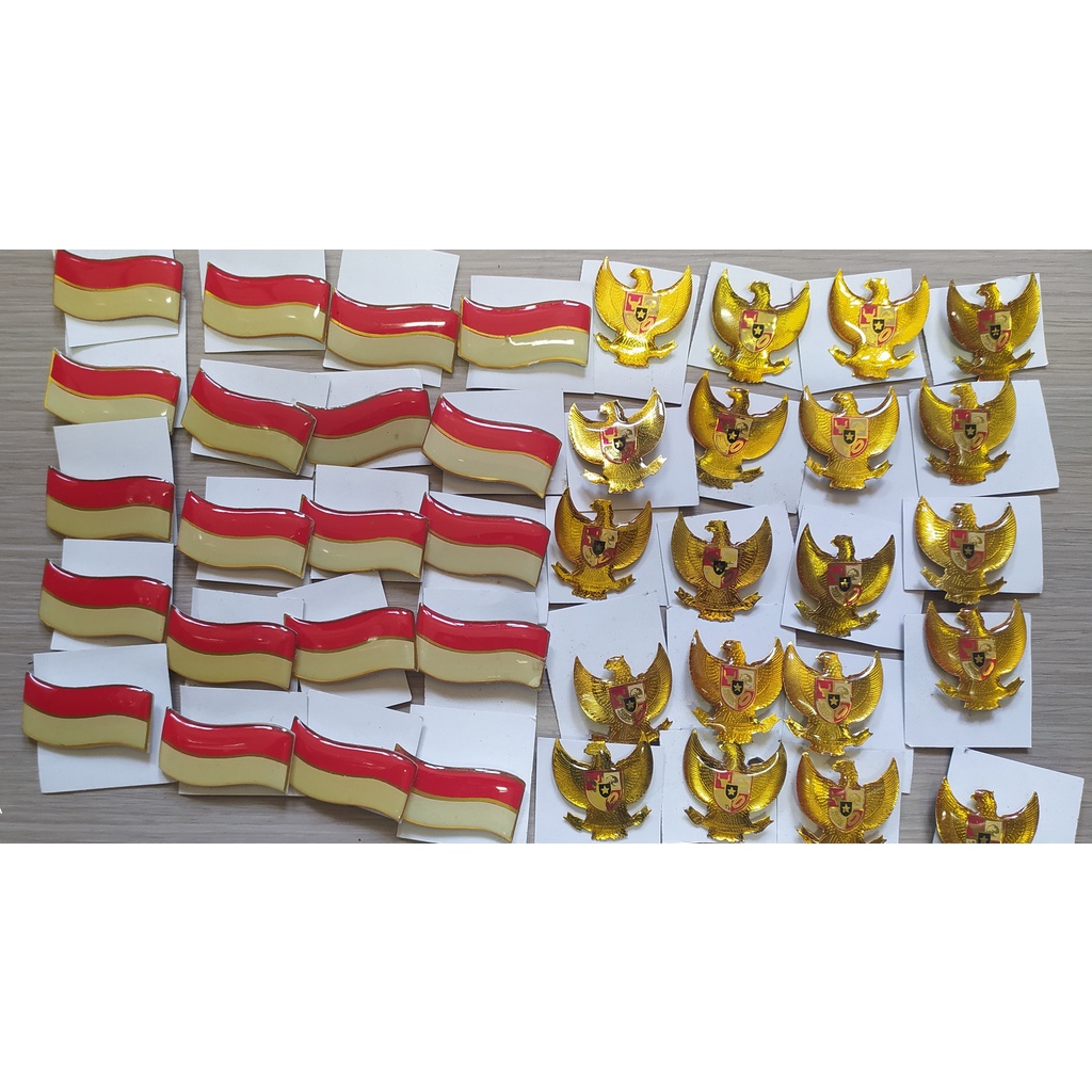 Jual Pin bendera merah putih - pin garuda - bros bendera - pin peniti ...