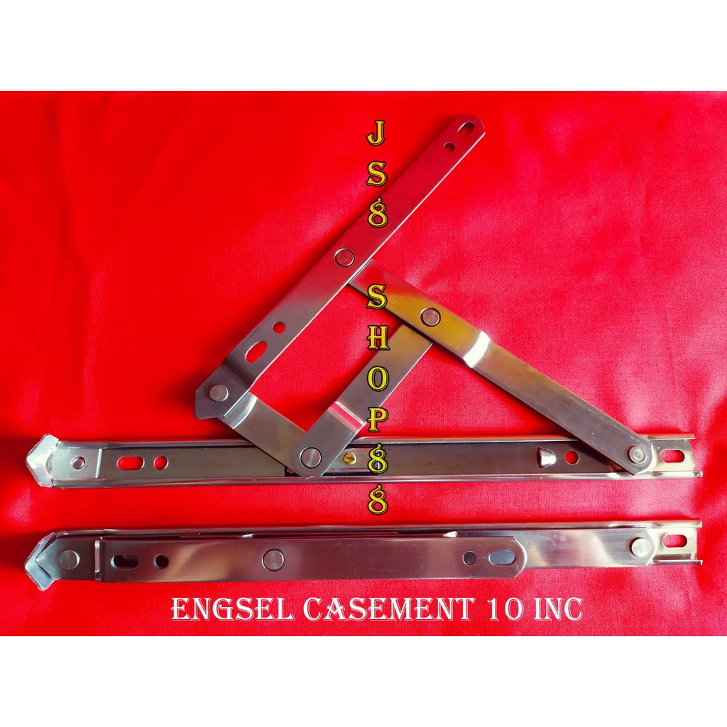 Jual ENGSEL CASEMENT 10" FASTER / ENGSEL JENDELA ALUMUNIUM 10 / ENGSEL ...