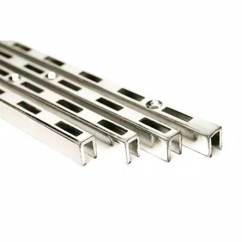 Jual [READY] TIANG BRACKET BESI / REL BRAKET 1 METER PENYANGGA RAK ...