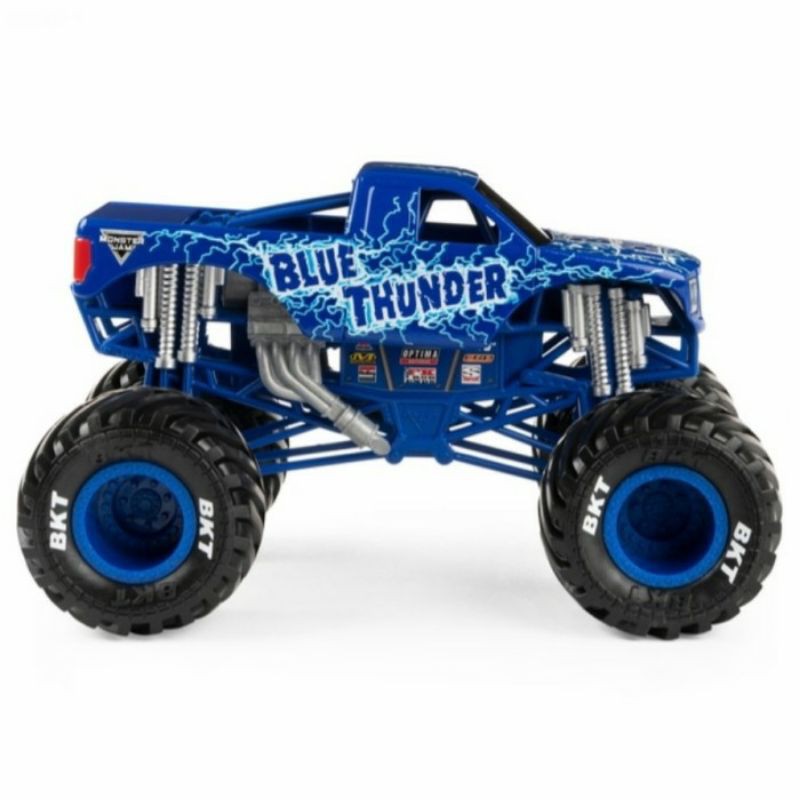 Jual MONSTER JAM " BLUE THUNDER " SPIN MASTER SCALE 1:24 | Shopee Indonesia