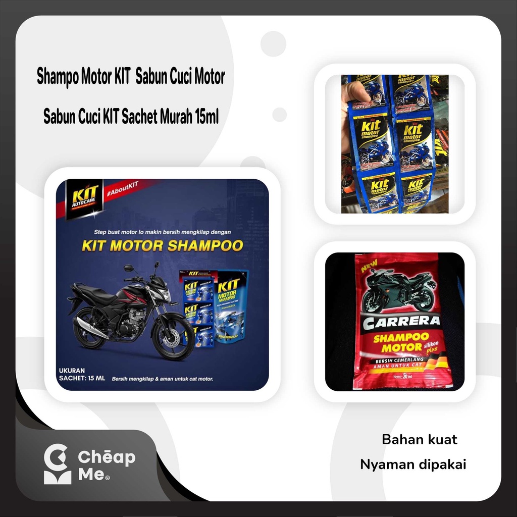 Jual Shampo Motor Murah Sabun Cuci Motor Sachet Murah 20ml Sampo Cuci ...