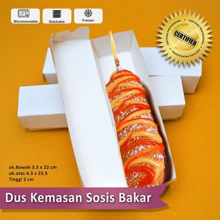 Jual Dus Box Sosis Bakar Besar (100pc) | Shopee Indonesia