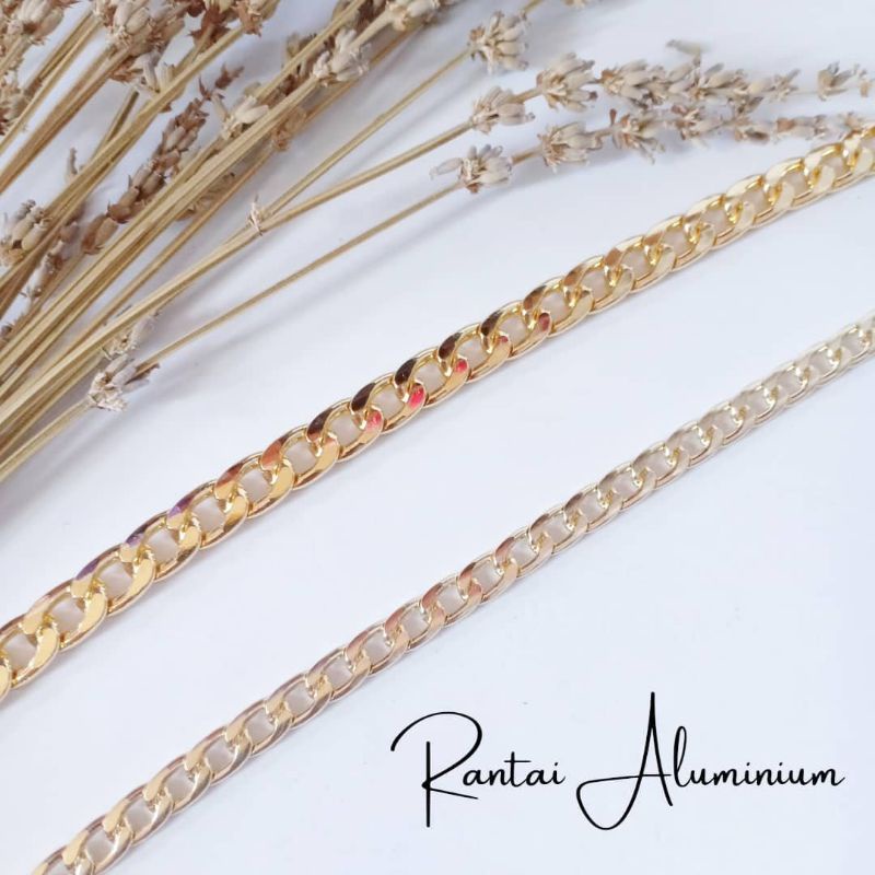 Jual RANTAI ALUMINIUM SIZE 10MM DAN 13MM PER METER | Shopee Indonesia