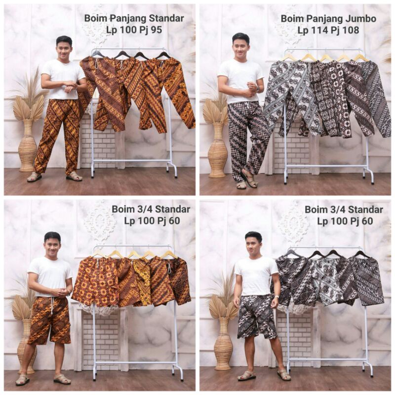 Jual TP // CELANA BOIM PANJANG DAN PENDEK JUMBO ADAT JAWA | Shopee ...