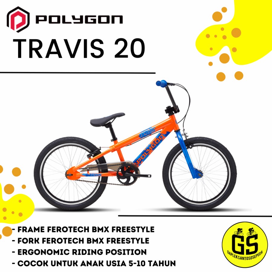 Jual Sepeda Anak Polygon BMX 20 Travis Indonesia|Shopee Indonesia