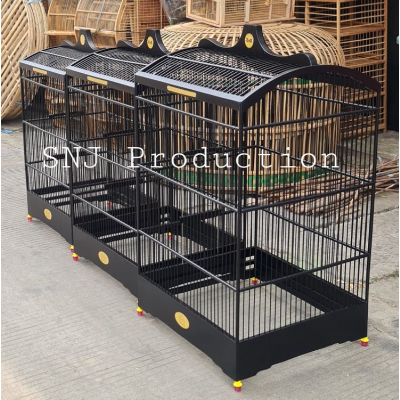 Jual Sangkar BnR Kotak Black Doff Kandang BnR Kotak Black Doff ...