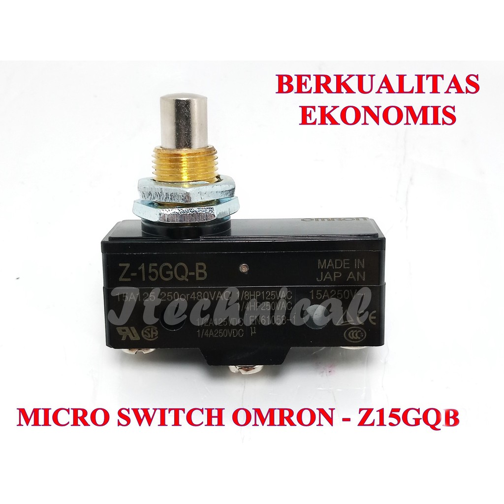 Jual MICRO SWITCH OMRON Z-15GQ-B / LIMIT SWITCH OMRON Z15GQB | Shopee Indonesia