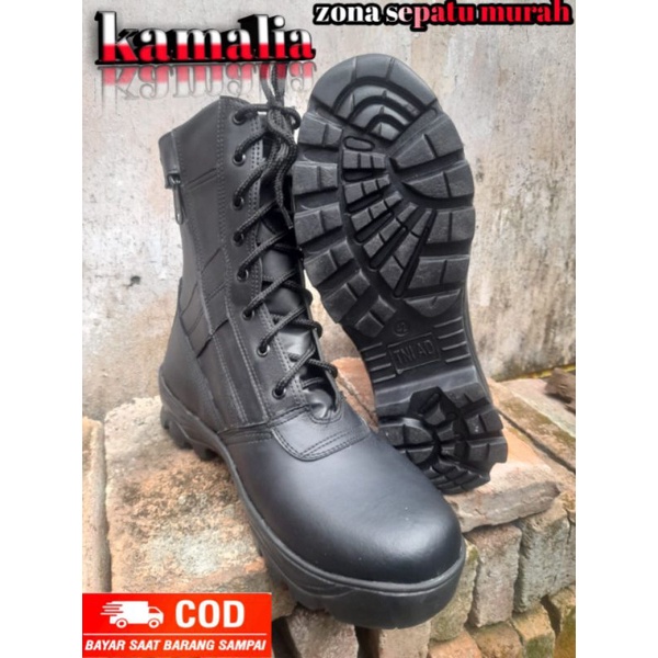 Jual SEPATU PDL SAFETY TNI POLRI SECURITY SATPAM POL PP BRIMOB TERBARU ...