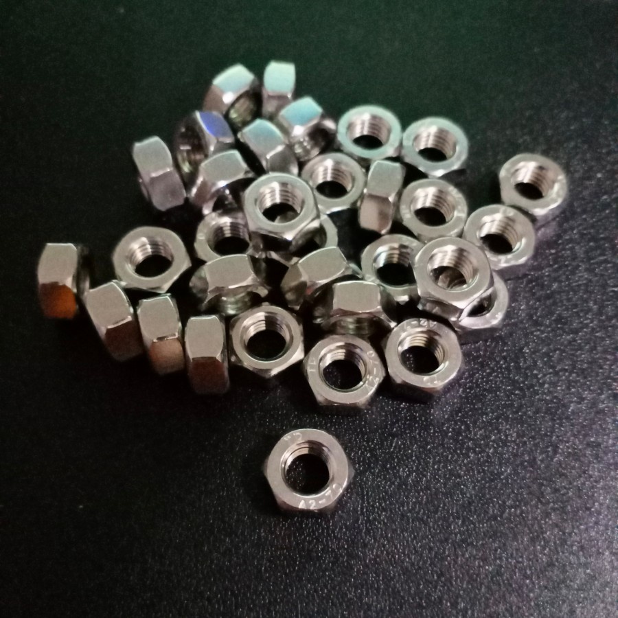 Jual 10 PCS HEX NUT M5 MUR 5MM STAINLESS STEEL 304 Kunci 8 | Shopee Indonesia