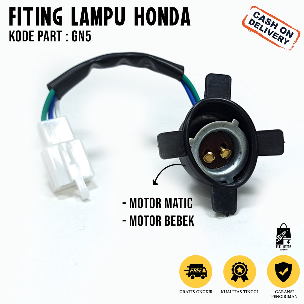 Jual Fiting Lampu Depan | Pitting Lampu | Fitting Lampu Honda | Socket ...