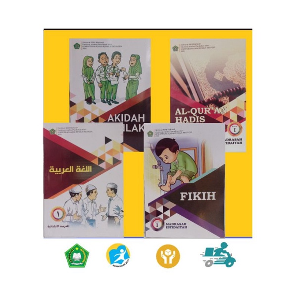 Jual Buku siswa mi kelas 1 bahas Arab, akidah, quran hadis, fikih buku KMA 183 | Shopee Indonesia