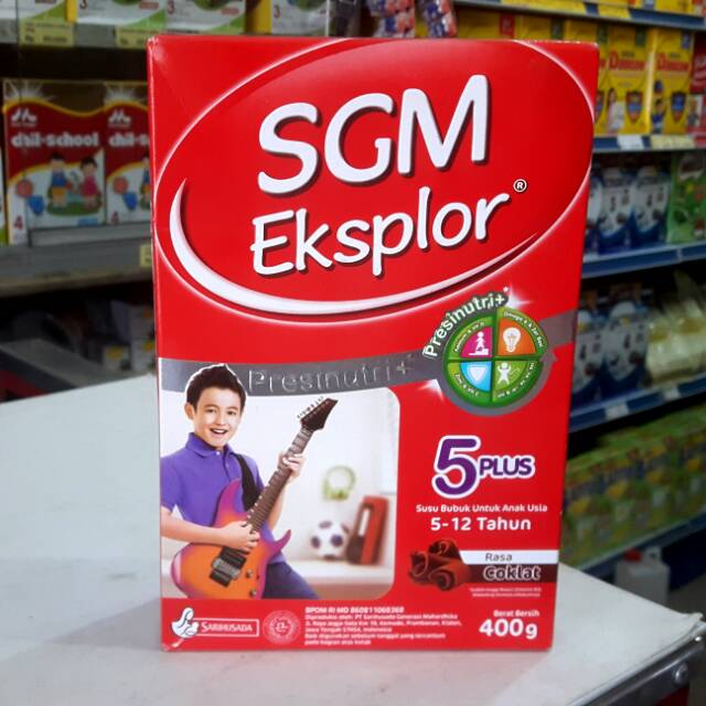 Jual Susu SGM Eksplor 5+ 400gr Madu / Coklat Presinutri 5 Plus ...