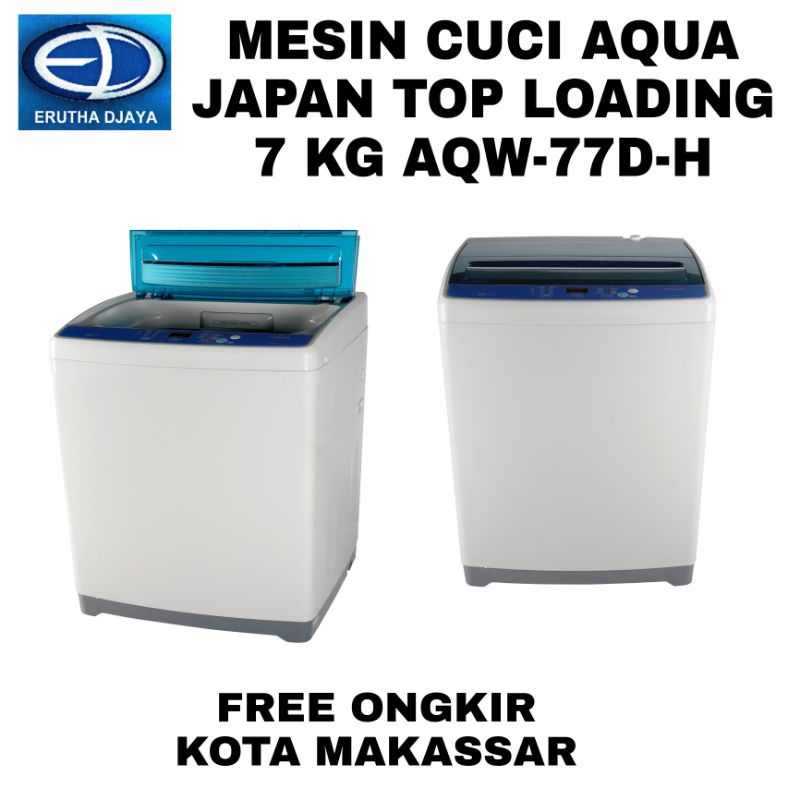 Jual Mesin Cuci AQUA Top Loading Bukaan Atas 7 KG AQW77DH | Shopee ...