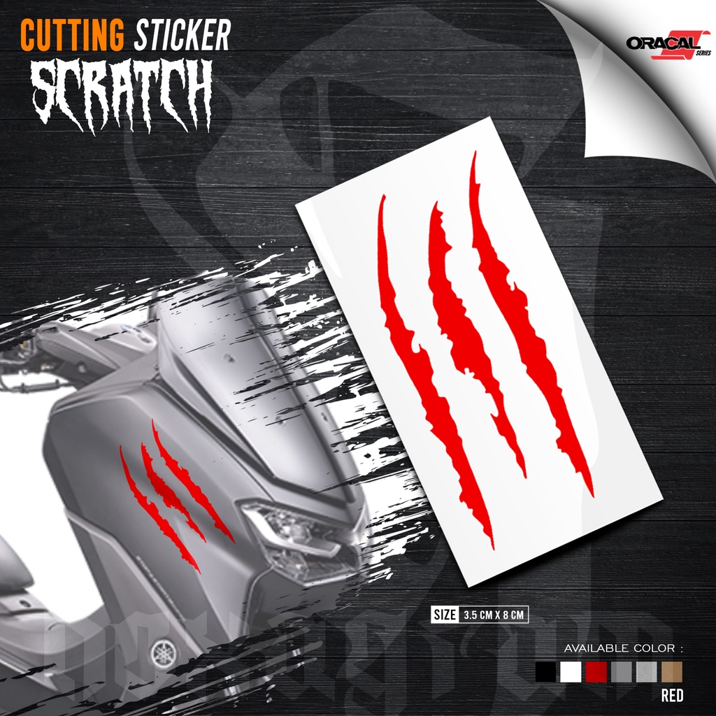 Jual Cutting Sticker SCRATCH | Stiker Cutting Cakar Wolverine Indonesia ...