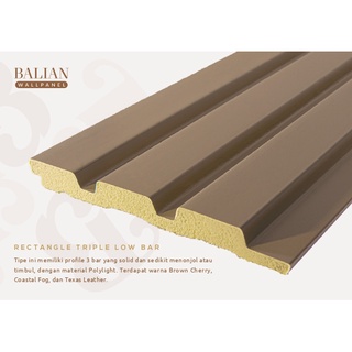 Jual Wall Panel BALIAN - A02 BROWN CHERRY Triple Bar / Dinding Kayu ...