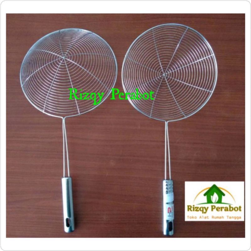 Jual Serok Stainless/Serok Laba laba/ Serok Penggorengan Murah | Shopee ...