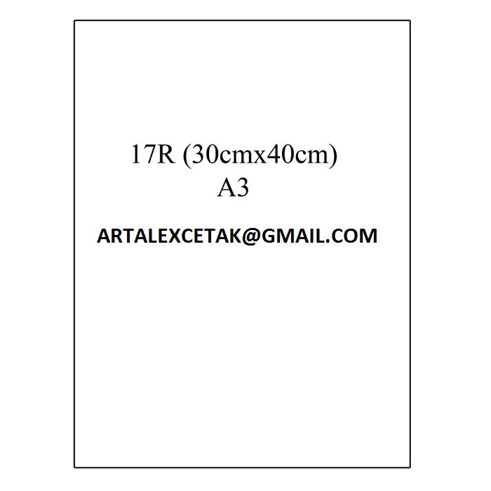 Jual Cetak Print Foto Photo Ukuran Size 17R (30x40) 30cm x 40cm ...