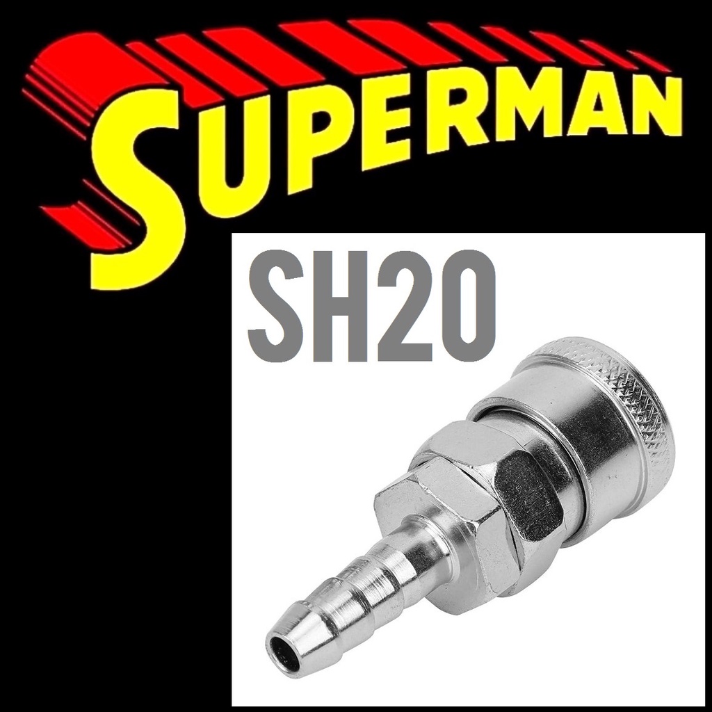 Jual QUICK COUPLER SH20 sambungan selang udara angin kompresor konektor kopler connector sh 20 ...