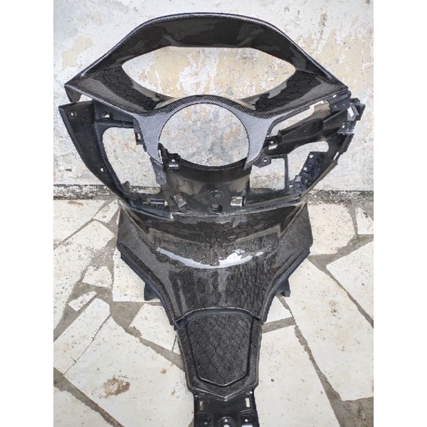 Jual dek tengah full dan panel speedometer PCX 160 carbon | Shopee ...