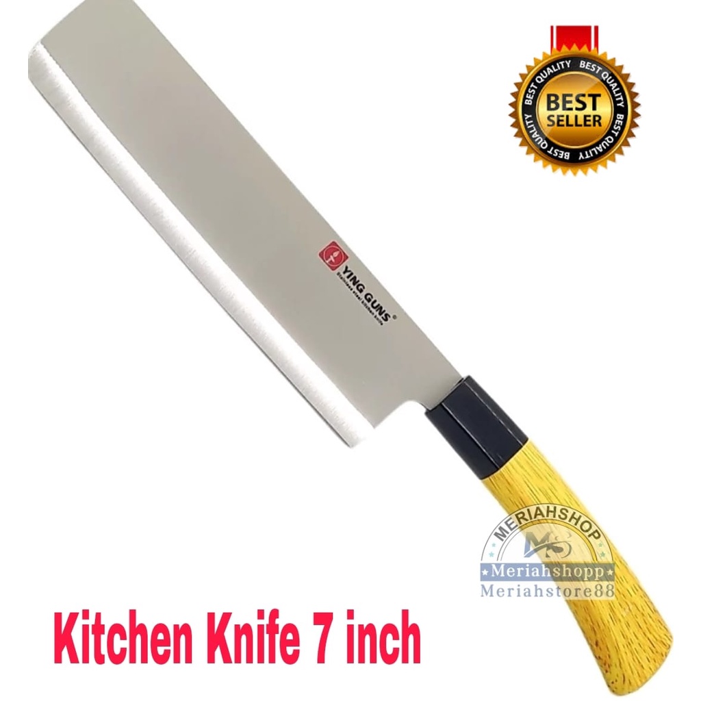 Jual Pisau Dapur Golok Parang Ying Guns 7 inch 31cm Golok Daging ...