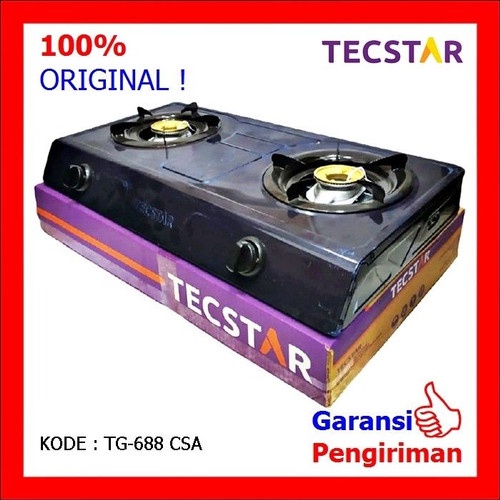 Jual KOMPOR GAS TECSTAR 2TUNGKU HITAM | Shopee Indonesia