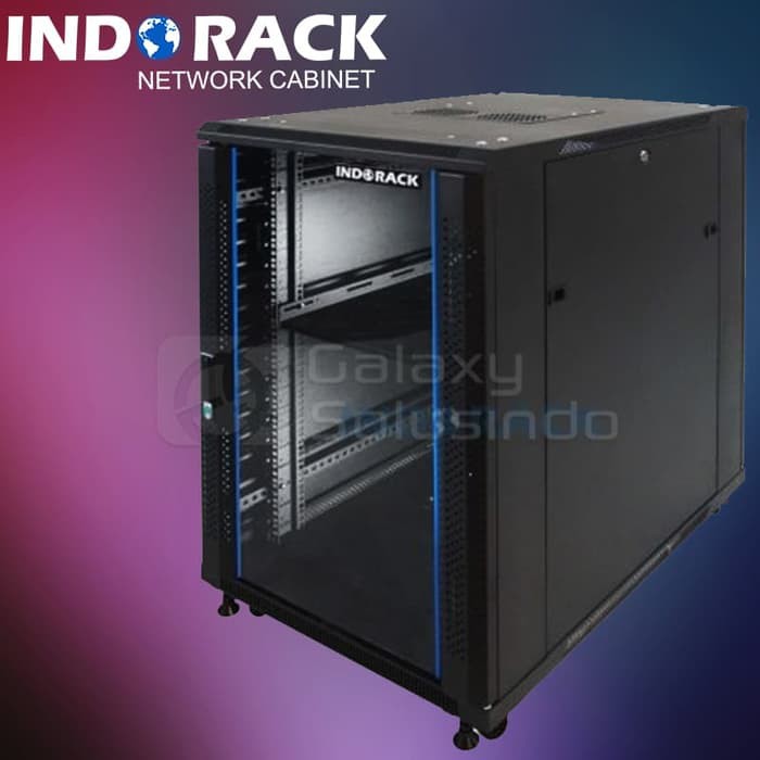 Jual INDORACK RAK SERVER CLOSE RACK 20U Depth 900MM Glass Do