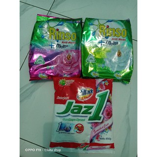 Jual ATTACK/RINSO/SOKLIN SMART ATAU SOFTERGENT Deterjen bubuk 770/800 ...