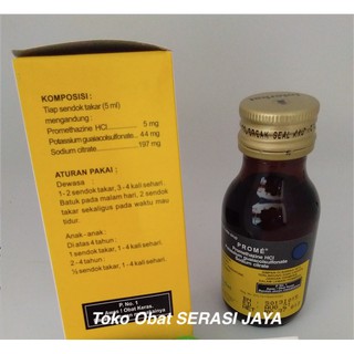 Jual Prome Syrup 60ml Meringankan Batuk Akibat Alergi Obat Batuk ...
