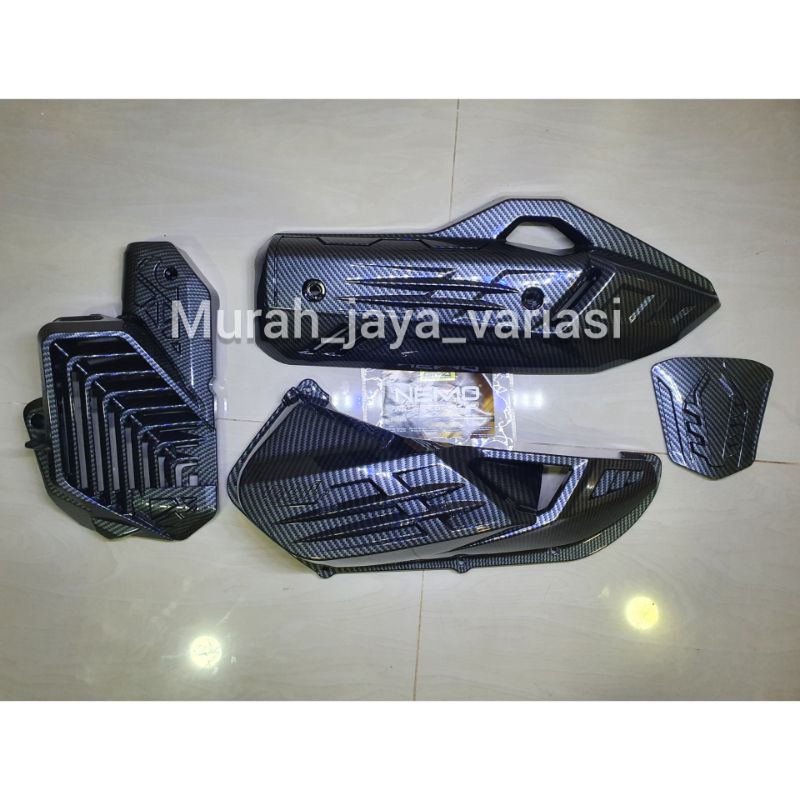Jual (GARANSI NEMO ASLI) paket cover tutup filter hawa radiator knalpot ...