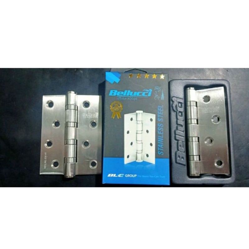 Jual Engsel Bellucci 433 SS / Engsel Bellucci 4" Stainless / Engsel ...