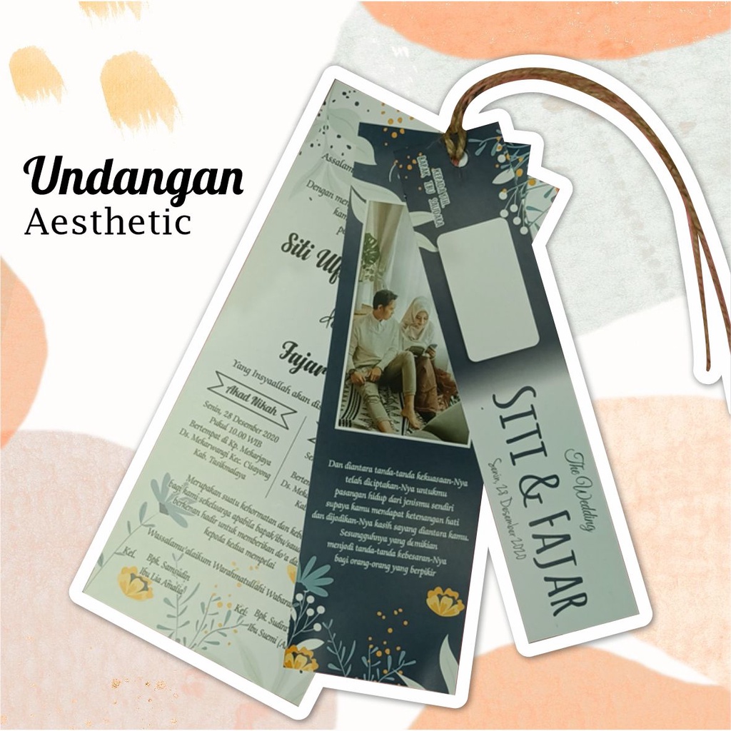 Jual Undangan Pernikahan / Undangan Kekinian / Undangan Rustic ...