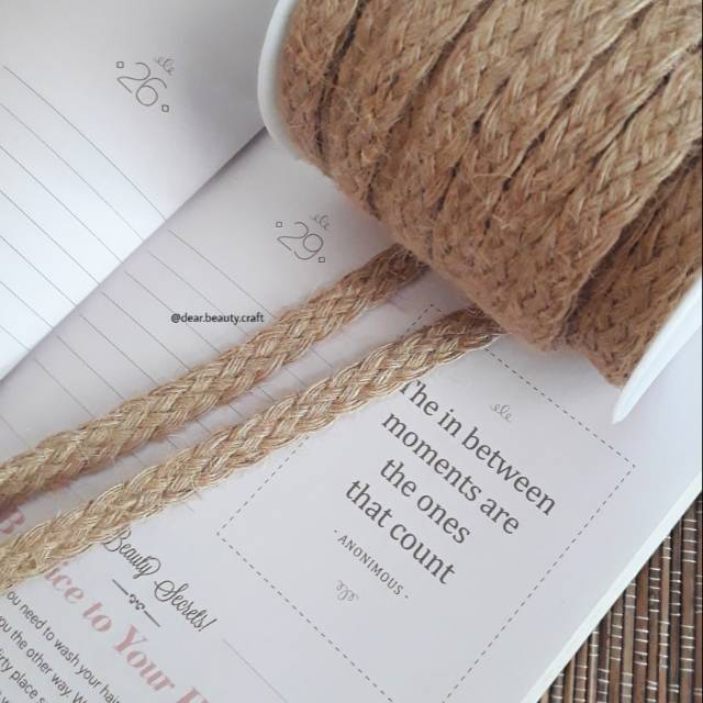 Jual Per 1 meter - Tali Pita Goni 10mm - Pita burlap | Shopee Indonesia