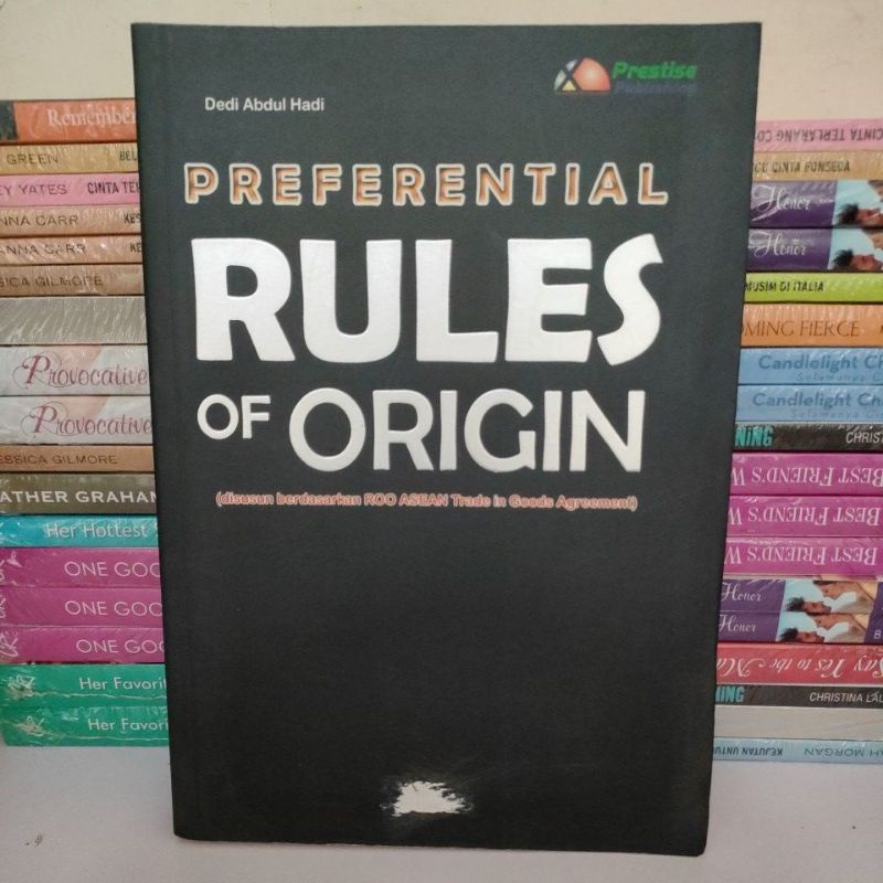 Jual Buku Super Murah - Buku Preferential Rules Of Origin | Shopee ...
