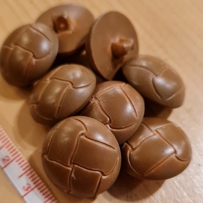 Jual Kancing Unik BasitYarn Tebal Motif Kura-kura Coklat muda | Shopee ...