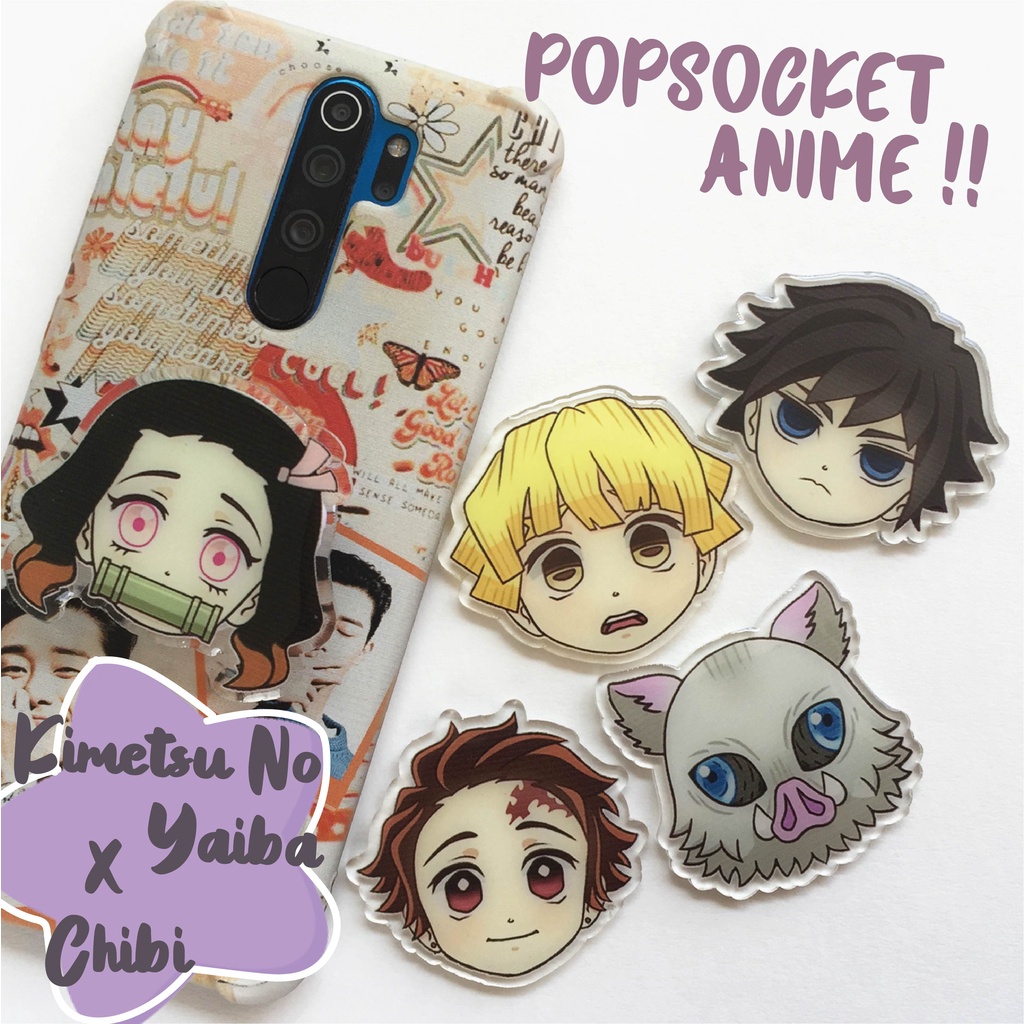 Popsocket Anime Kimetsu No Yaiba / Griptok Akrilik / Phone Holder Anime ...