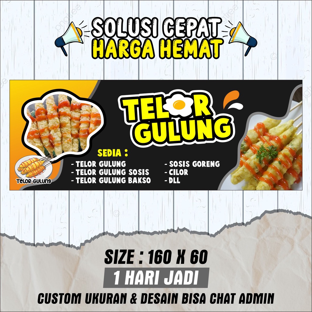 Jual Cetak SPANDUK/BANNER/BACKDROP TELOR GULUNG TERBARU MURAH BISA COD ...