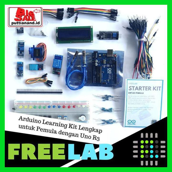 Jual R6Ehy8- Arduino Starter Learning Kit Lengkap Untuk Pemula Dengan Uno R3 4Ts5Rt- | Shopee ...