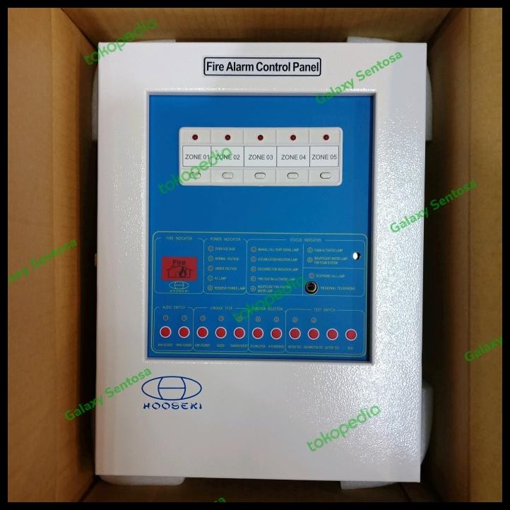 Jual Mcfa/Panel Fire Alarm Merk Hooseki Kapasitas 5 Zone | Shopee Indonesia