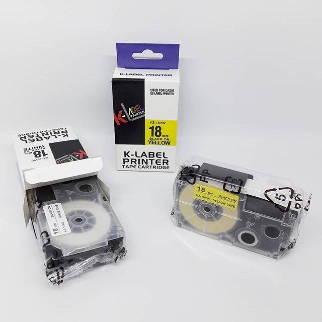 Jual Kertas K-Label Printer - Tape Cartridge 18mm / K-Label for Casio ...