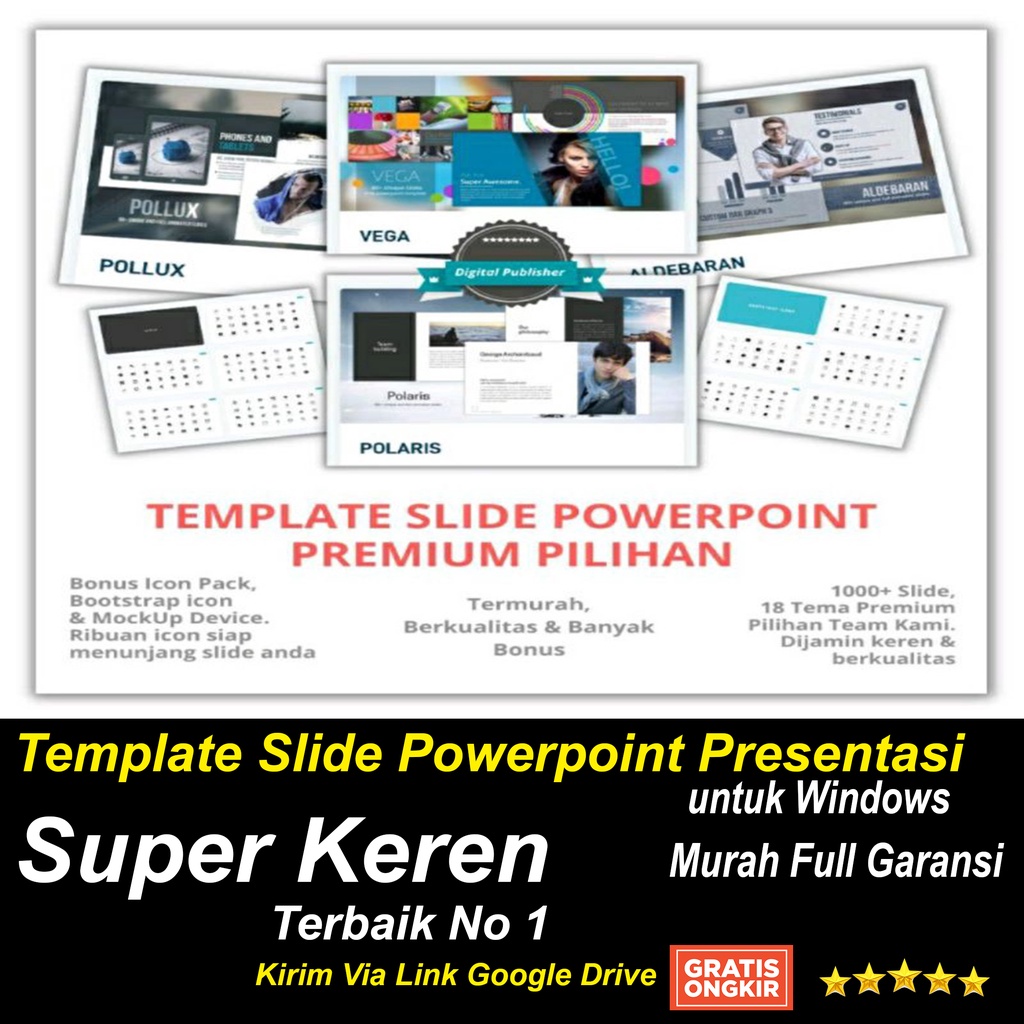 Jual Template Slide Powerpoint Presentasi Super Keren Termurah | Shopee Indonesia