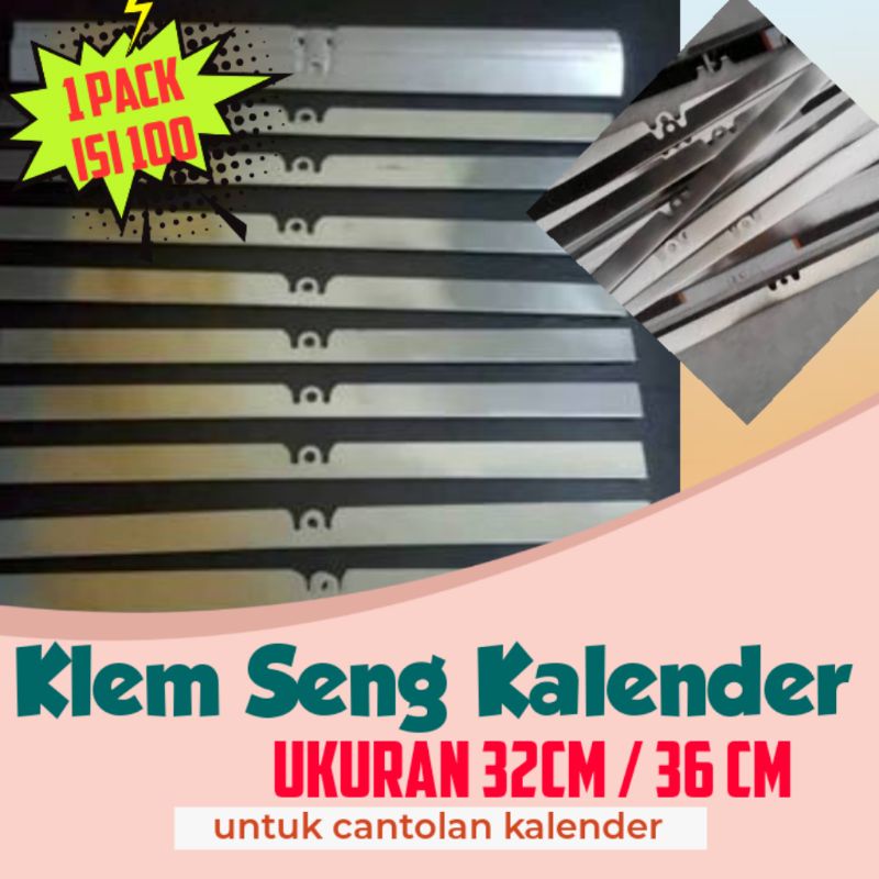 Jual Klem seng Kalender isi 100pcs Indonesia|Shopee Indonesia