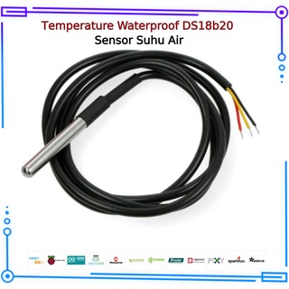 Jual Sensor Suhu Waterproof DS18B20 Digital temperature sensor Kit ...